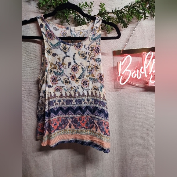 Elodie | Tops | Elodie Bohp Floral Paisley Crop Top | Poshmark